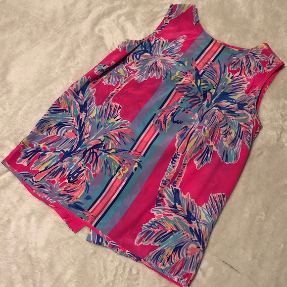 Lilly Pulitzer | Tops | Lilly Pulitzer Iona Shell In Nice Stems ...